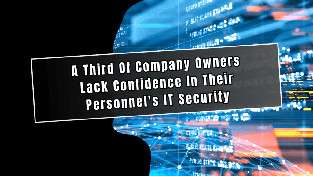 A Third Of Company Owners Lack Confidence In Their Personnel's It ...