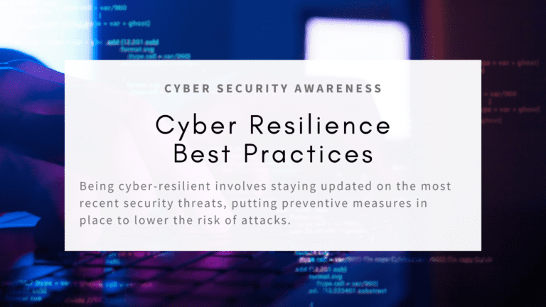 Cyber Resilience Best Practices - Computer Repair Tullahoma TN